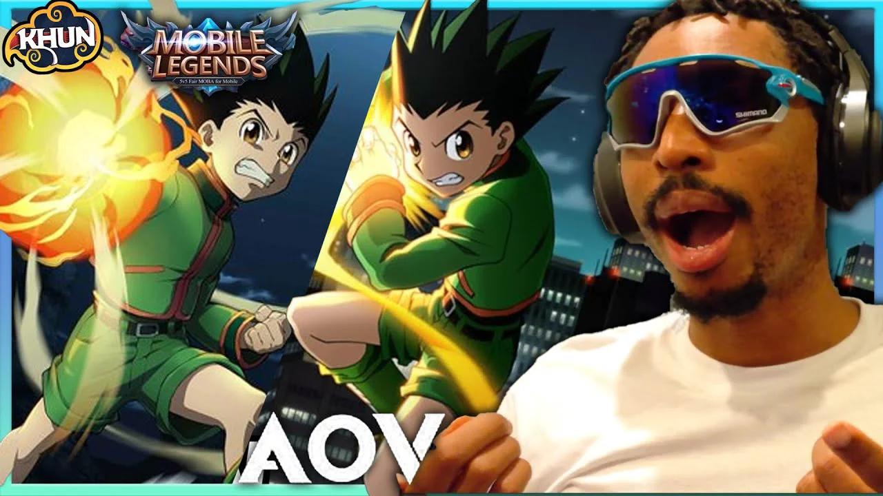 🥇 MLBB VS AOV Gon Freecss | SKIN COMPARISON