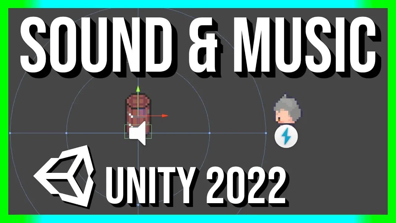 How to Add Sound, Music, and 3D Positional Audio for 2D Unity 2022 Games ~ Tutorial for Beginners