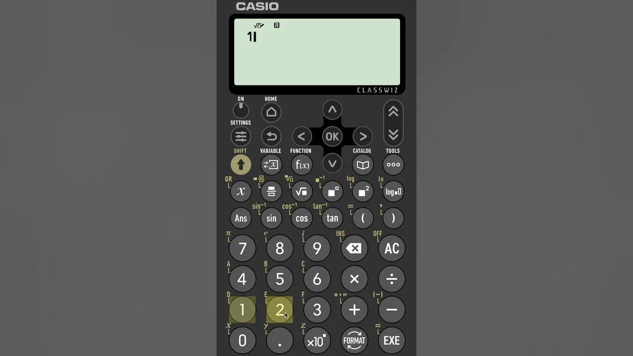 Where Is NCr On A Casio Fx 991CW Classwiz Calculator