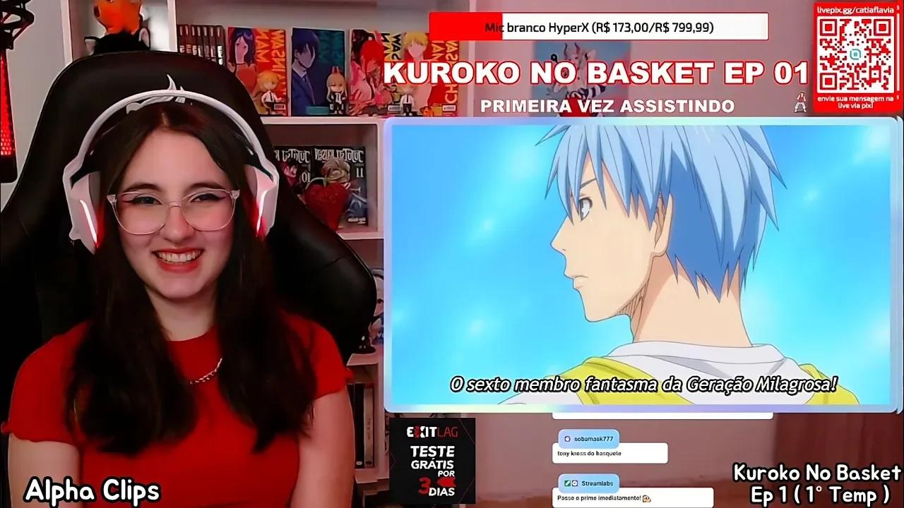 Catia Flavia - EU SOU KUROKO | Kuroko No Basket | Ep 1 ( 1° Temp ) ( React )