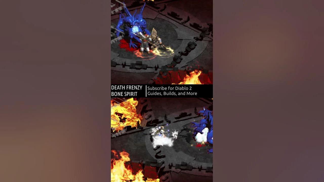 Diablo 2 Death Frenzy vs Bone Spirit #shorts #d2versus