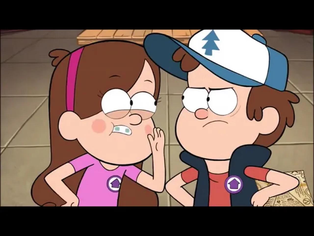 GRAVITY FALLS - IRRATIONAL TREASURE - ANGEL PICTURE UPSIDE DOWN