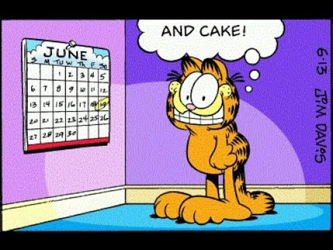 Microsoft Sam reads Funny Garfield Comics (Ep. 6): Garfield's 26th Birthday