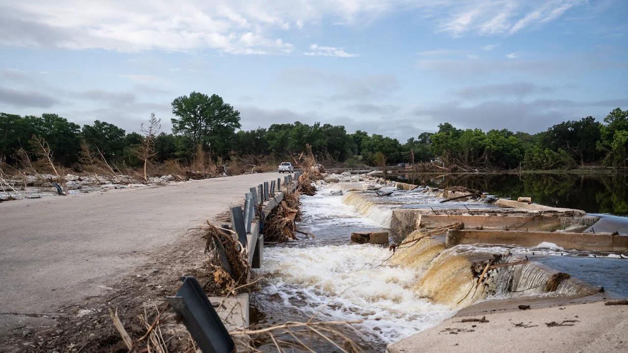 LIVE: View of Guadalupe River in Kerr County After Flash Floods