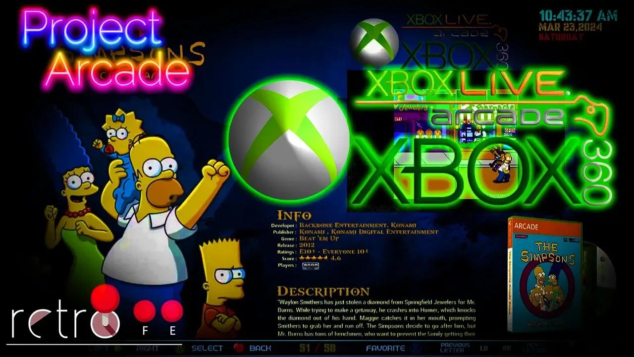 Xbox 360 | XBLA Theme Addon | Project Arcade | RetroFE