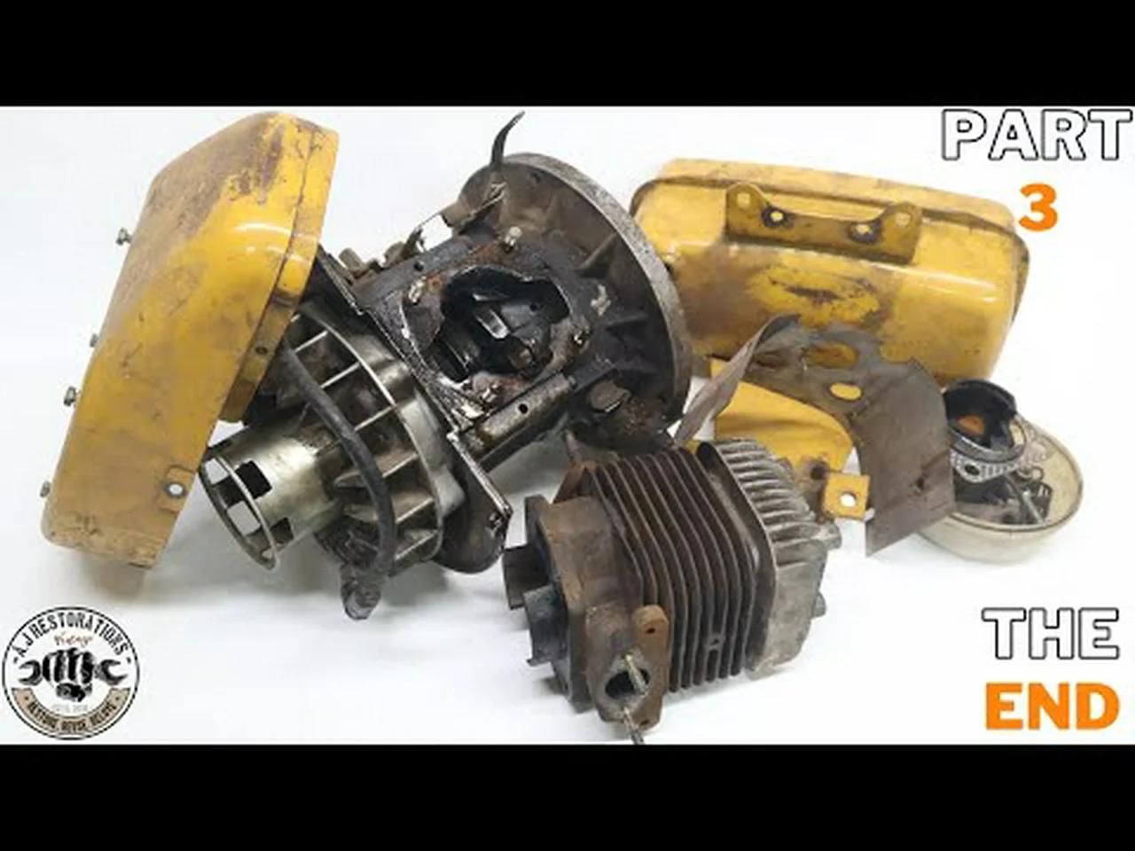 Junk Robin ec17 Two Stroke Engine Restoration Part 3 Assembly and Test