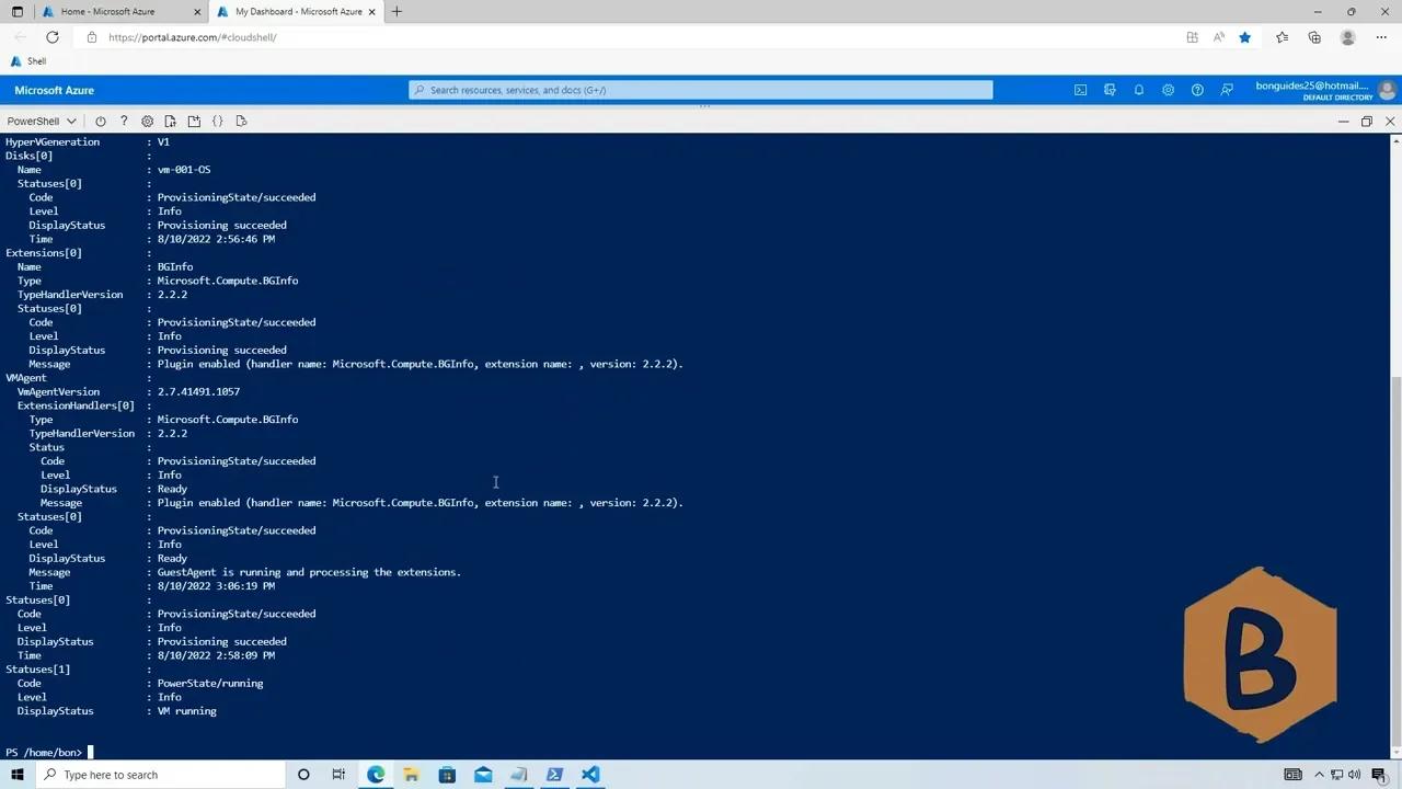 How to Check Status of Azure VM using Azure PowerShell