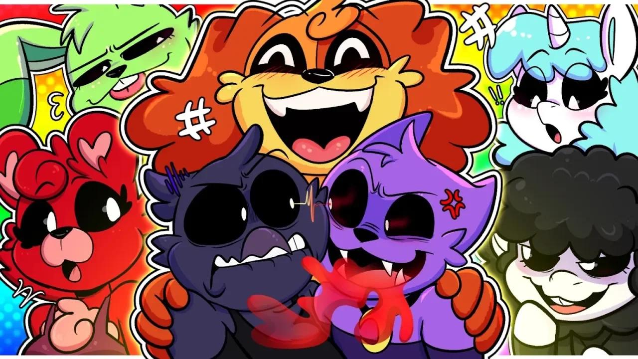 CatNap VS Poe's FIGHT For DogDay's Love┃Poppy Playtime Chapter 4┃Comic Dub