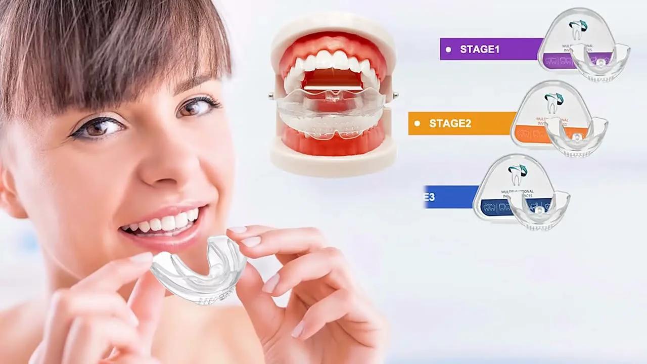 😁 Invisible Teeth Retainer – 3 Stages Straightening Orthodontic Set