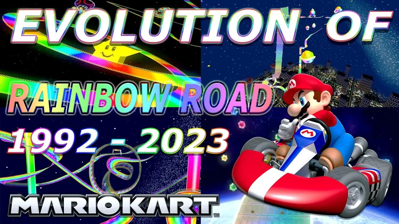 рџњ Evolution Of Rainbow Road 1992 2023 Mario Kart Seriesрџњ