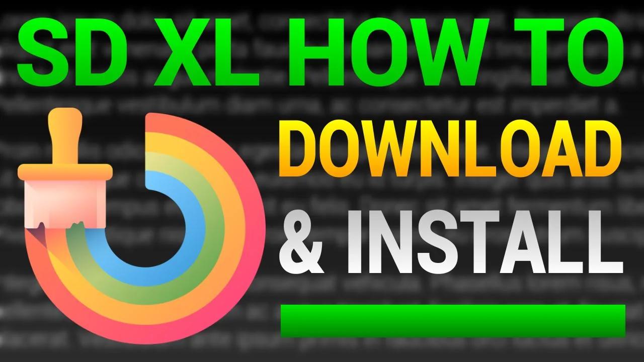 How To Download & Install Stable Diffusion XL On Windows (FULL GUIDE 2024)