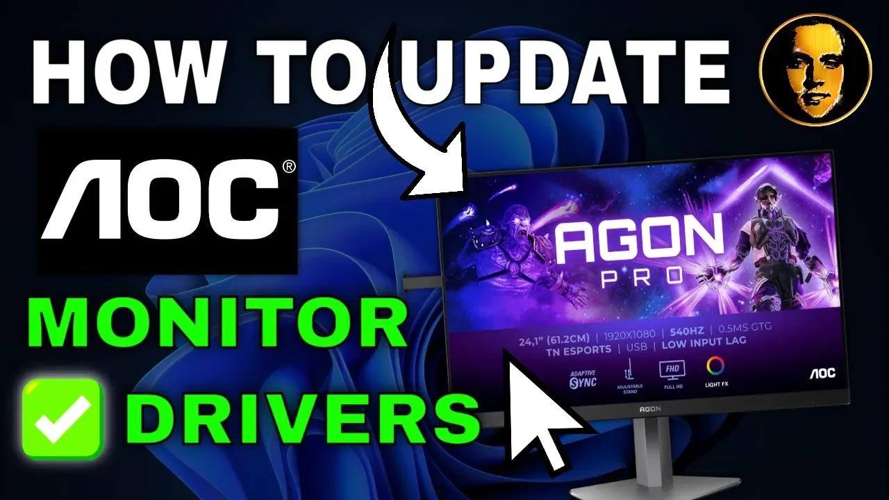 How to Update AOC Monitor Drivers for Windows