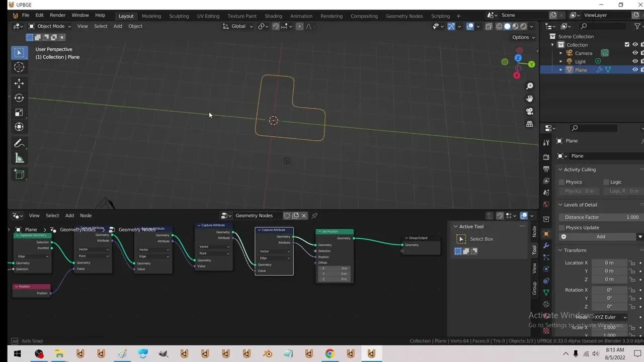 Smooth Foundations - Geometry Nodes - Blender 3d