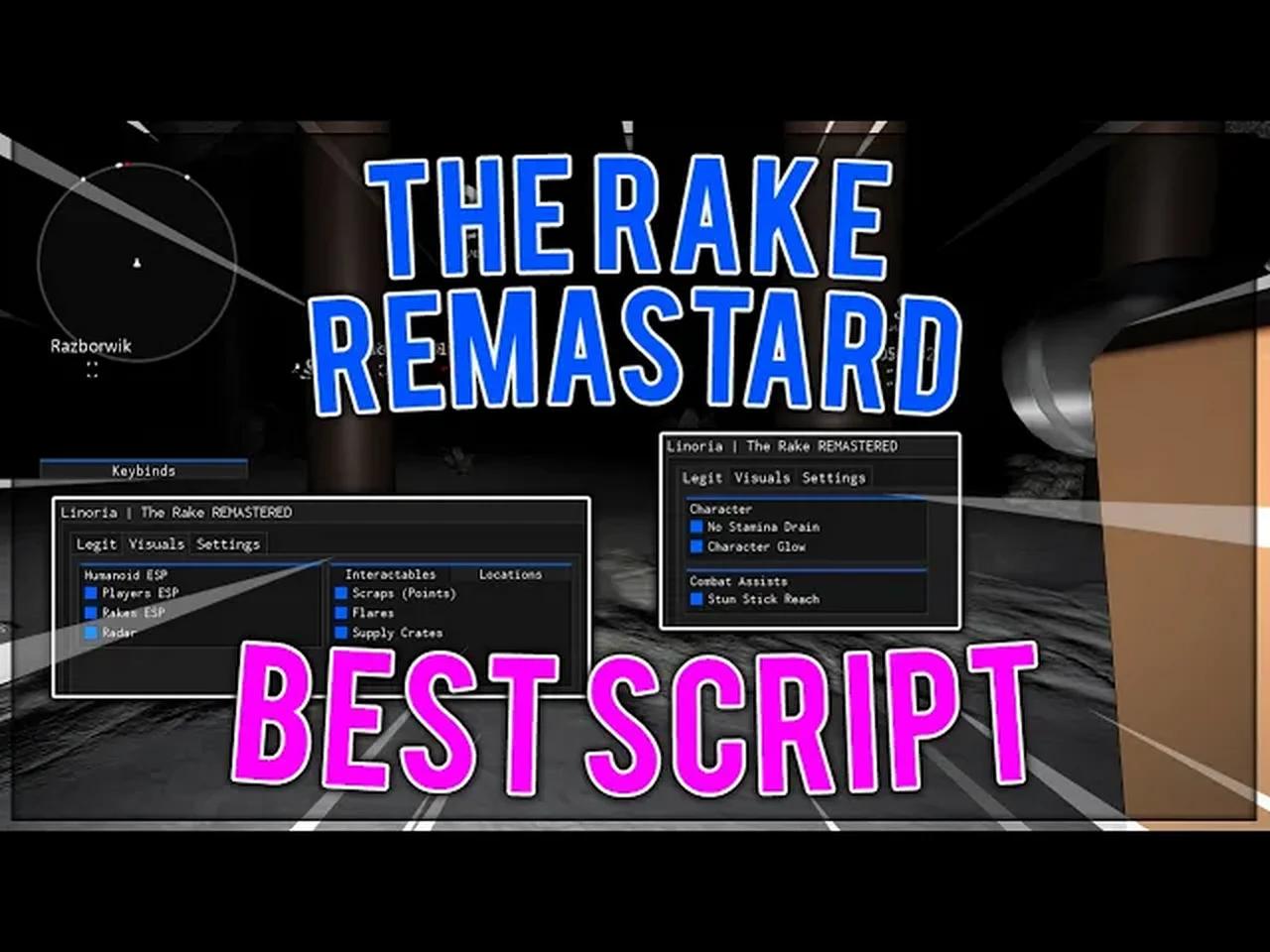 The Rake Remastered Script Hack GUI | Roblox | WORKING