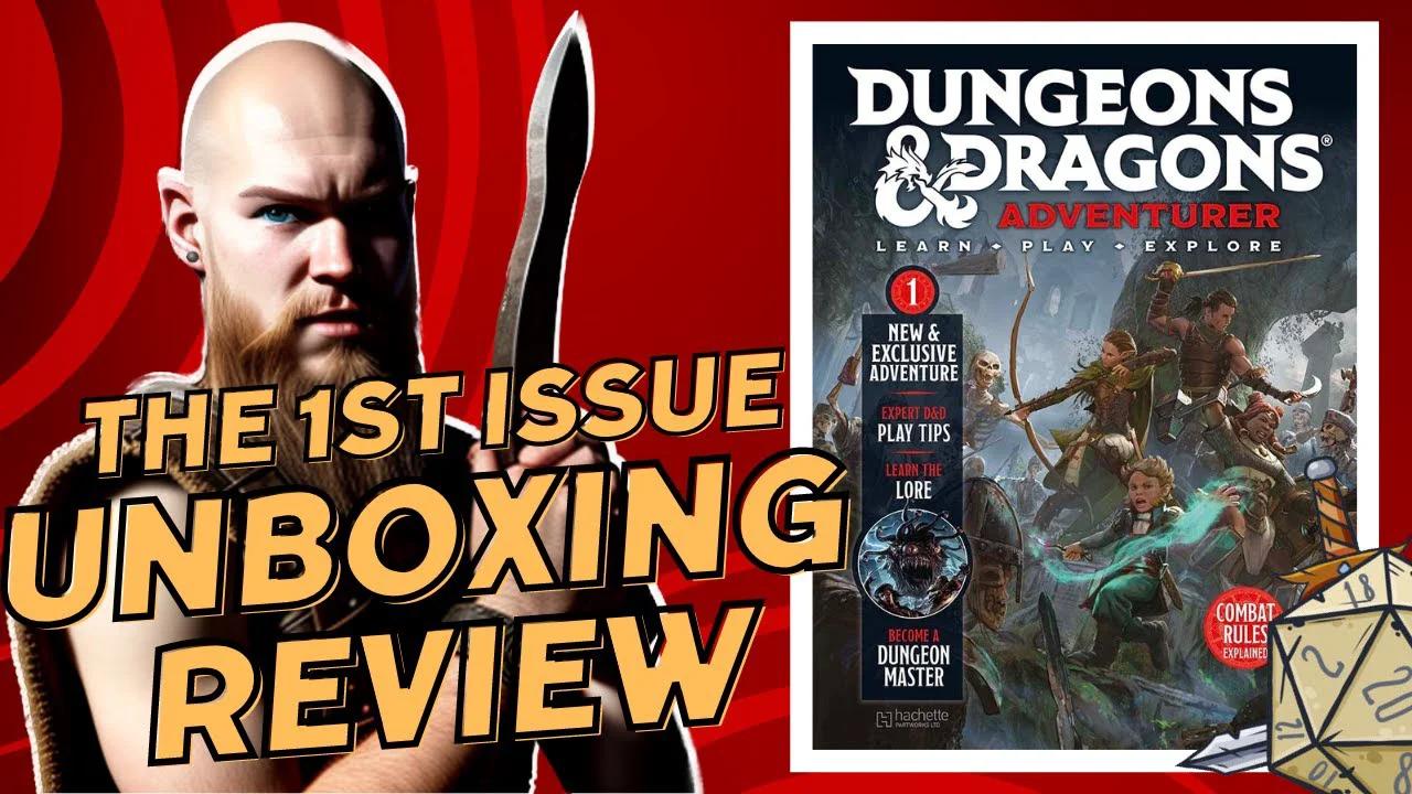 dungeons and dragons adventurer issue 1 / unboxing and review
