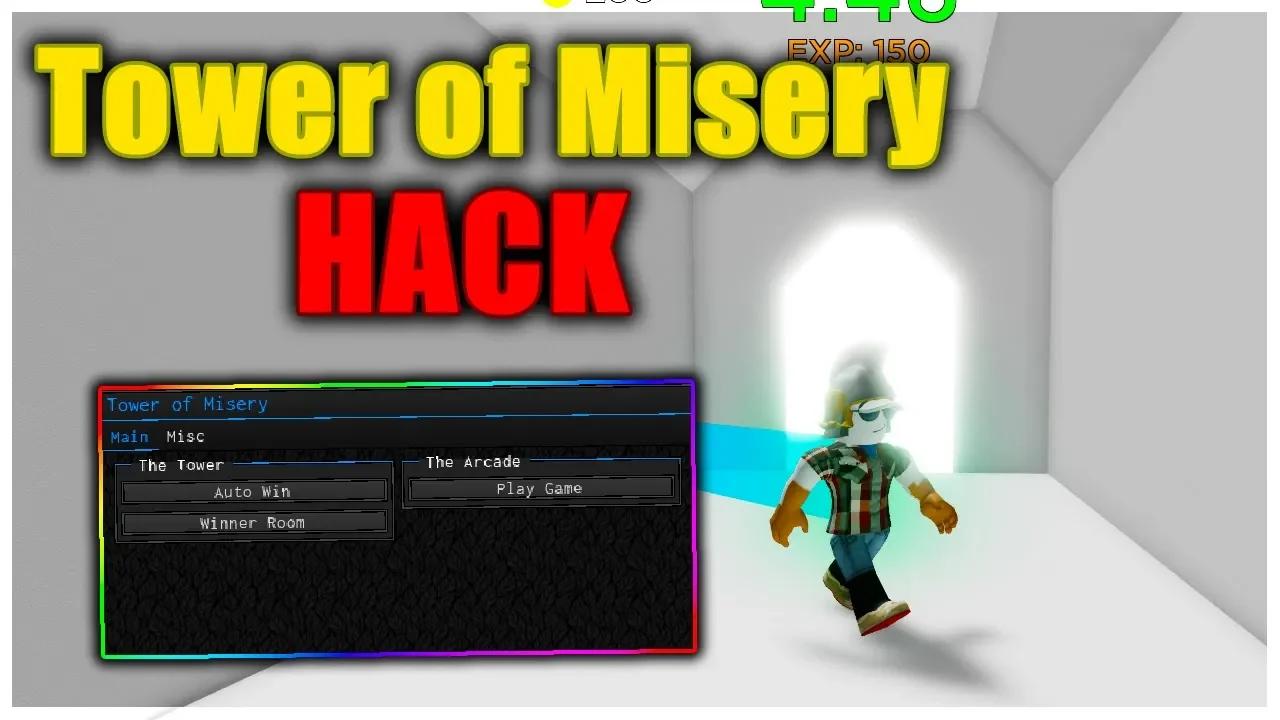 ROBLOX Tower Of Misery HACK GUI SCRIPT | INFINITE COINS, AUTO FARM ...