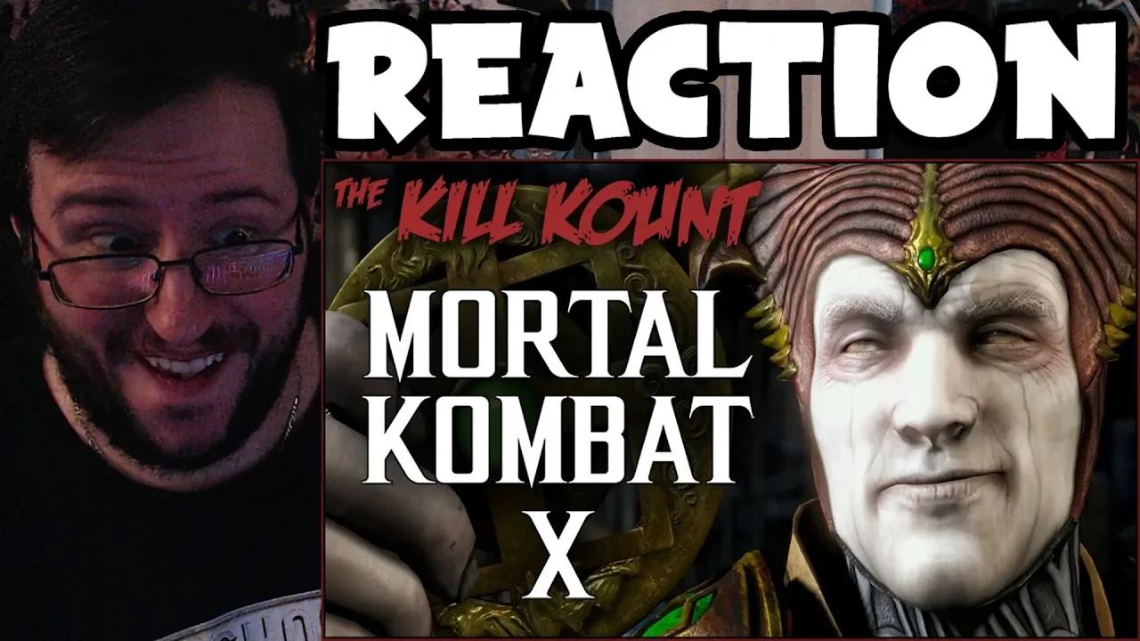 Gor's "Mortal Kombat X (2015 video game) KILL COUNT by Dead Meat" REACTION