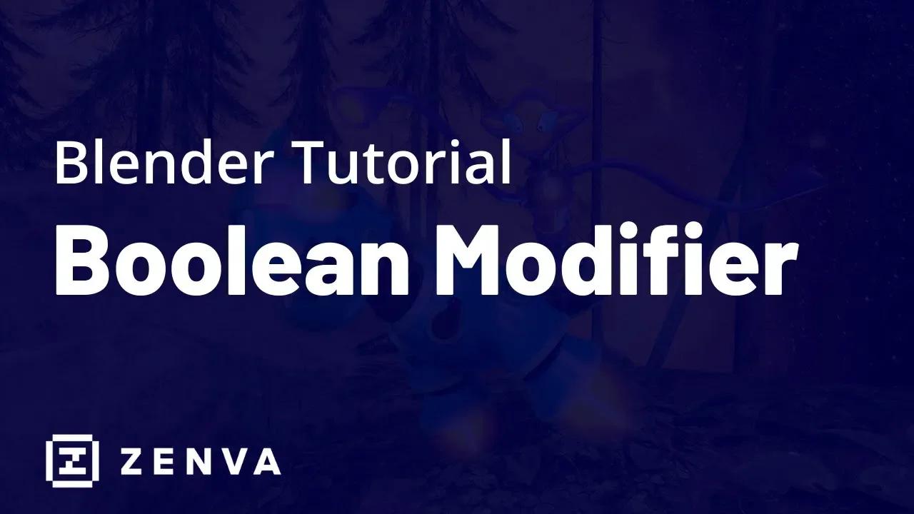 Learn The Boolean Modifier Blender Tutorial 0745