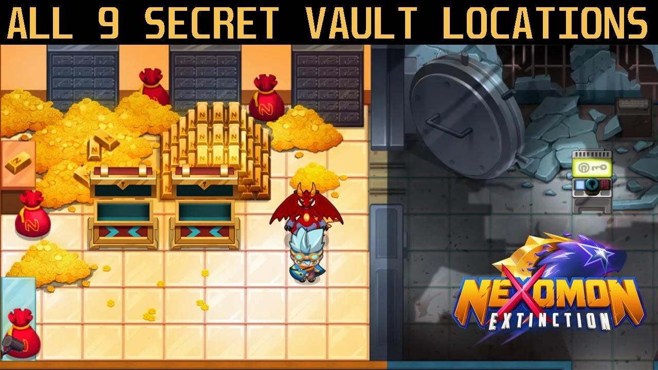 Nexomon Extinction - All 9 Secret Vault Locations