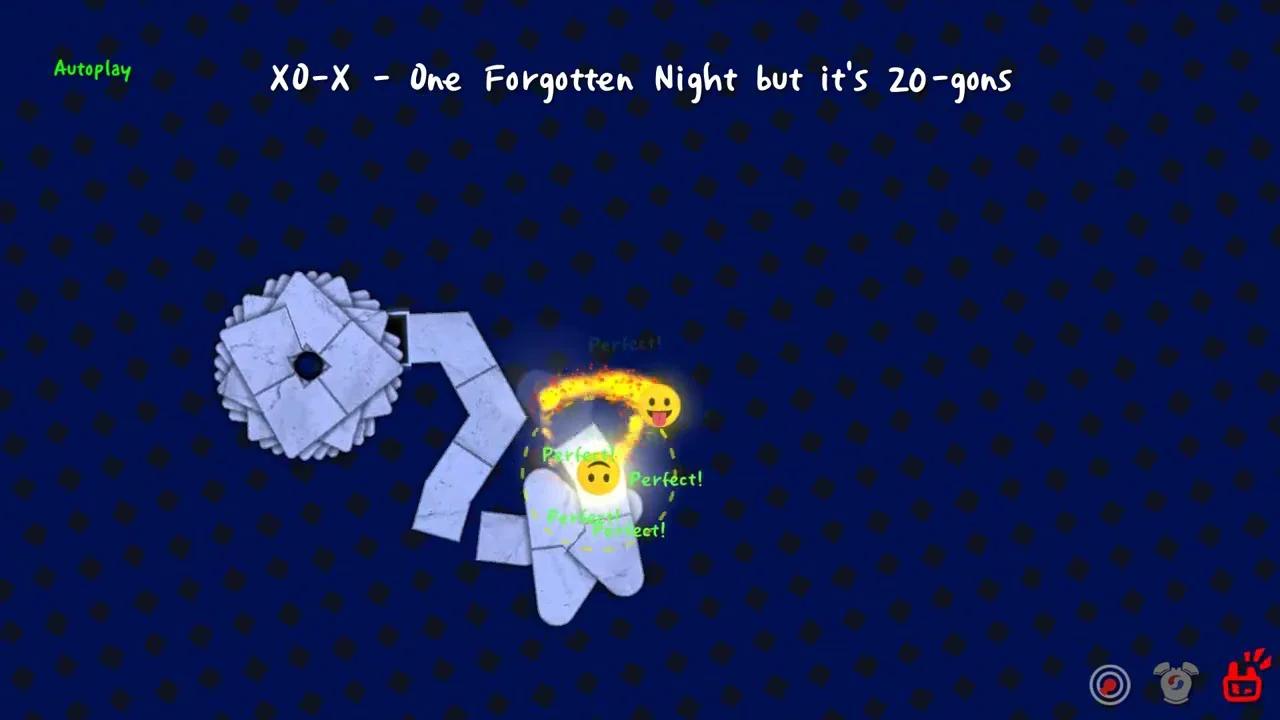 [ADOFAI Custom] One Forgotten Night, but it's 20-gons