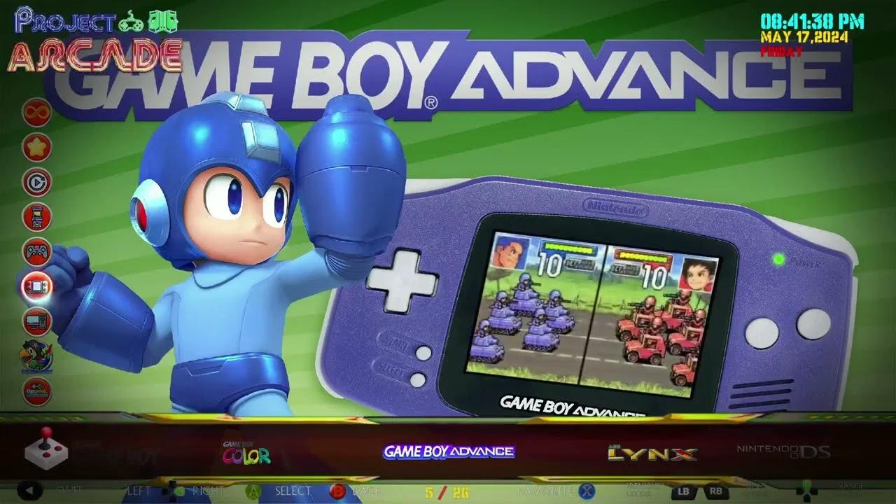 Game Advance OFFICIAL THEME ADDON 2024 Version 2 | Project Arcade | RetroFE