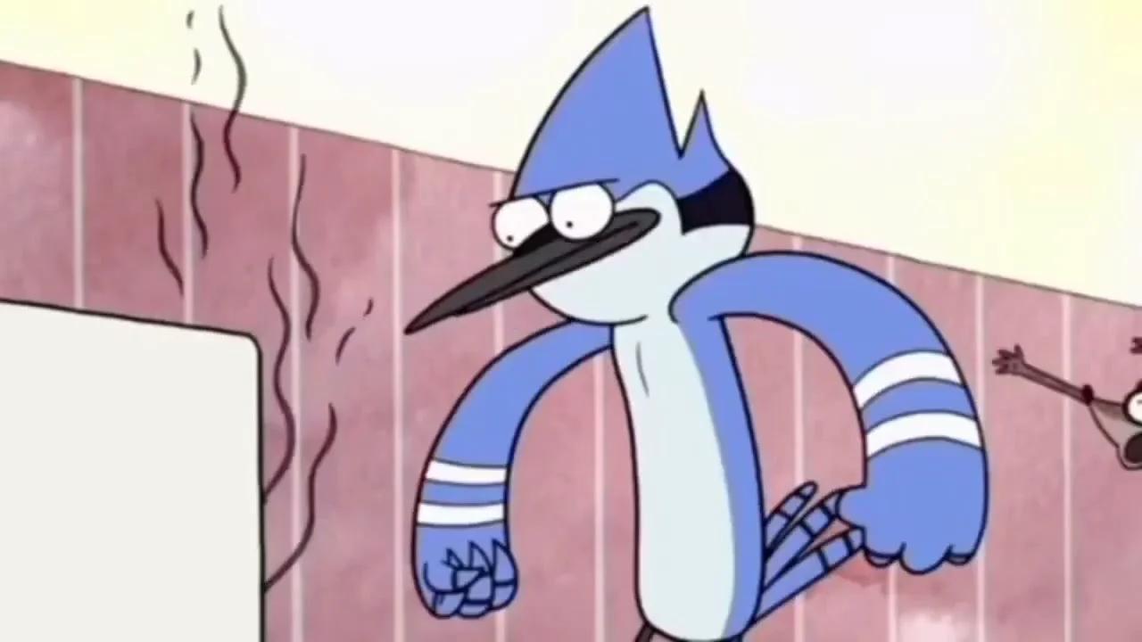 Regular Show (Edited) - Mordecai kills Rigby (slowed + echo)