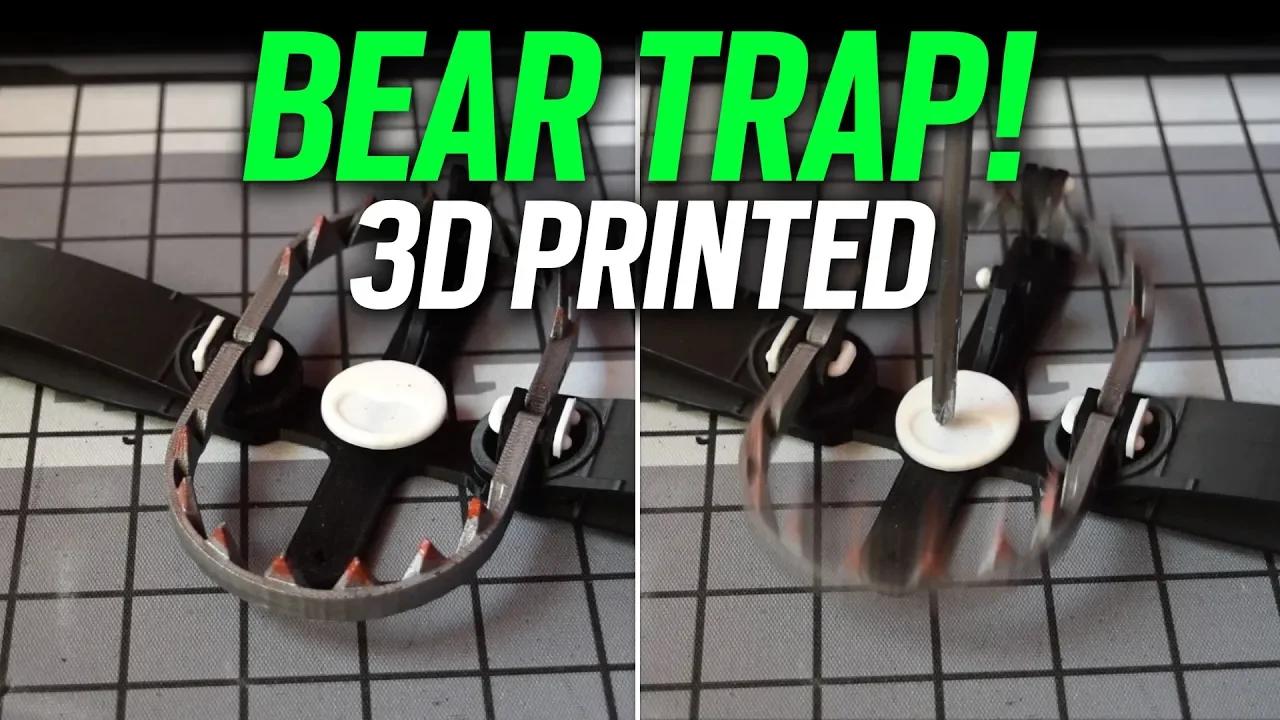 Bear Trap! - 3D Printed - Creality K1 3D Printer - Print Ideas - Best ...