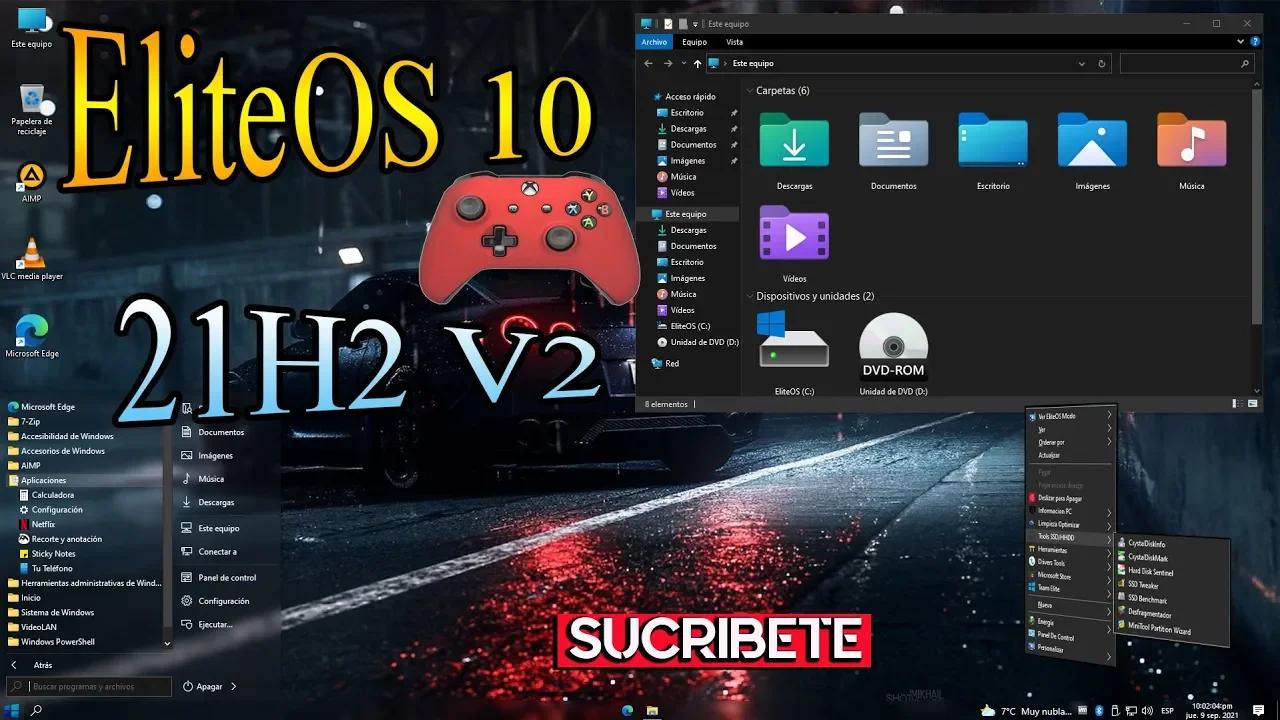 Windows 10 Professional 21 H2 [EliteOS v2.21]
