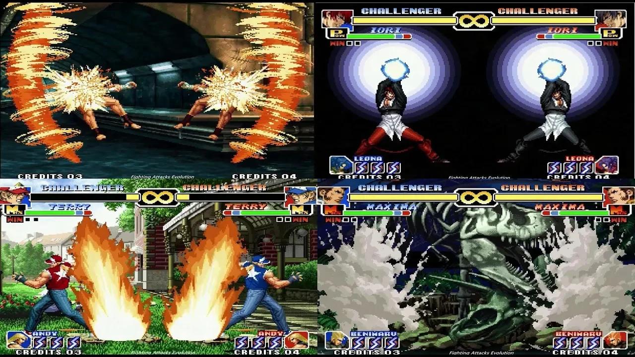 The King of Fighters 99' -- Super moves clash