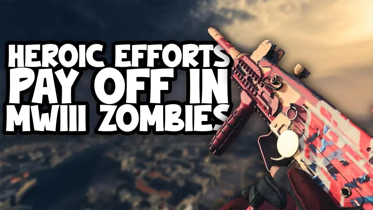 Rescuing a Squad in MWIII Zombies - EPIC Team Moment!