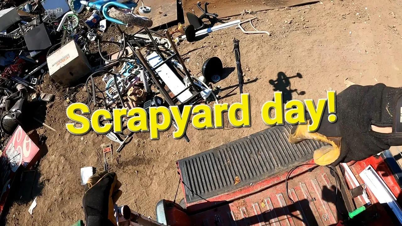 Scrapper goes to the Scrapyard-Shred day.