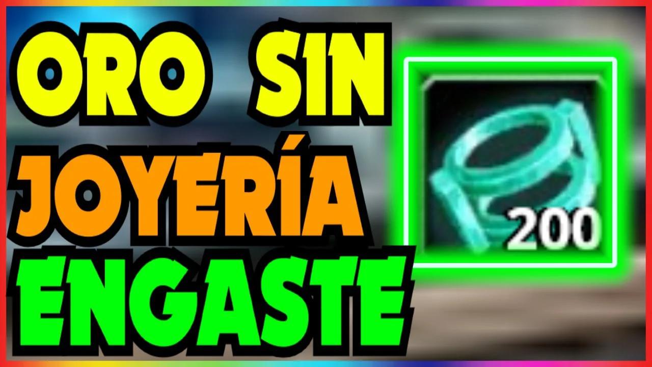 LA FORMA DE HACER ORO SIN FARMEAR CON JOYERÍA | METODO ENGASTE ...