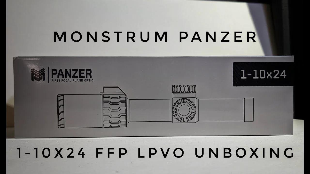 Monstrum Panzer 1 10X24 FFP LPVO Unboxing
