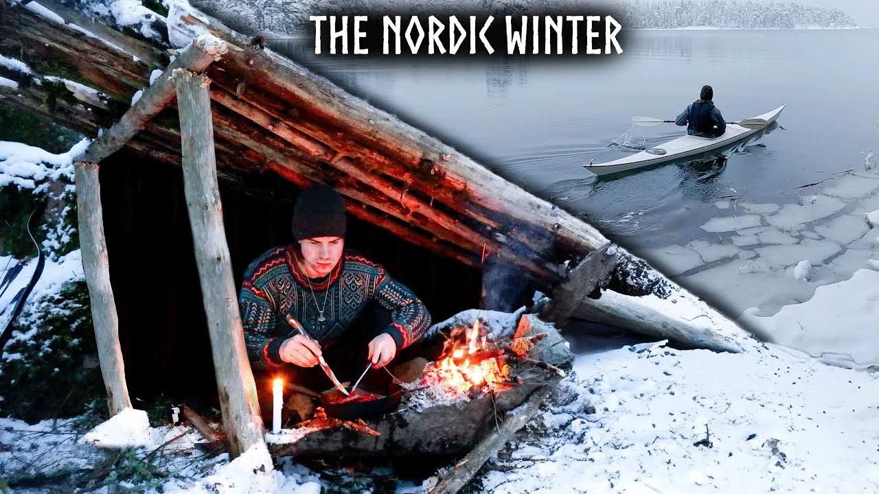 Extreme Winter Bushcraft ALONE in the Freezing North - Survival Camping