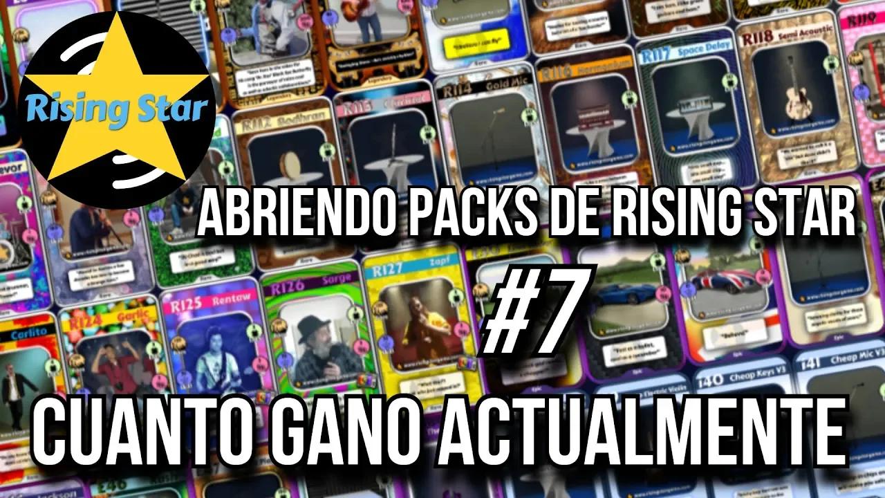 Abriendo Packs De Rising Stars #7 - ¿Cuanto Gano Actualmente?