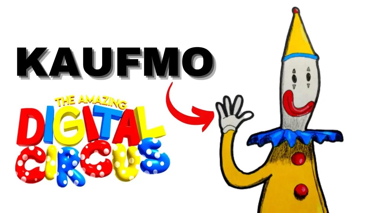 Cómo DIBUJAR a🤡KAUFMO (Payaso) de AMAZING DIGITAL CIRCUS / How to DRAW ...