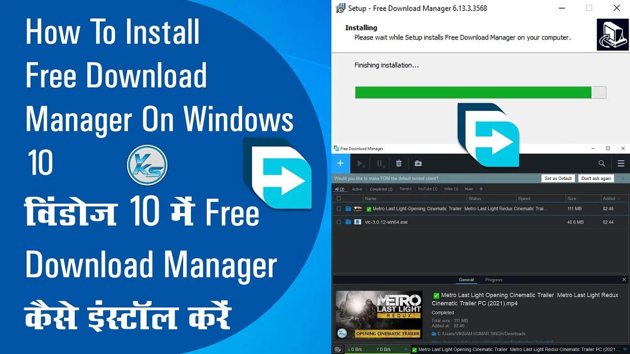 How To Install Free Download Manager On Windows 10 | Free Download ...