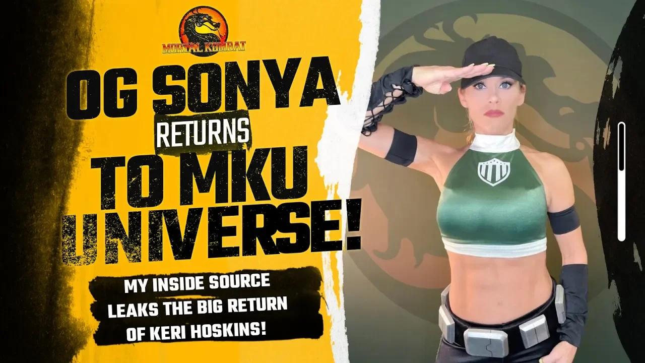 Mortal Kombat 1 Exclusive: OG Sonya Blade Actor KERI HOSKINS will ...