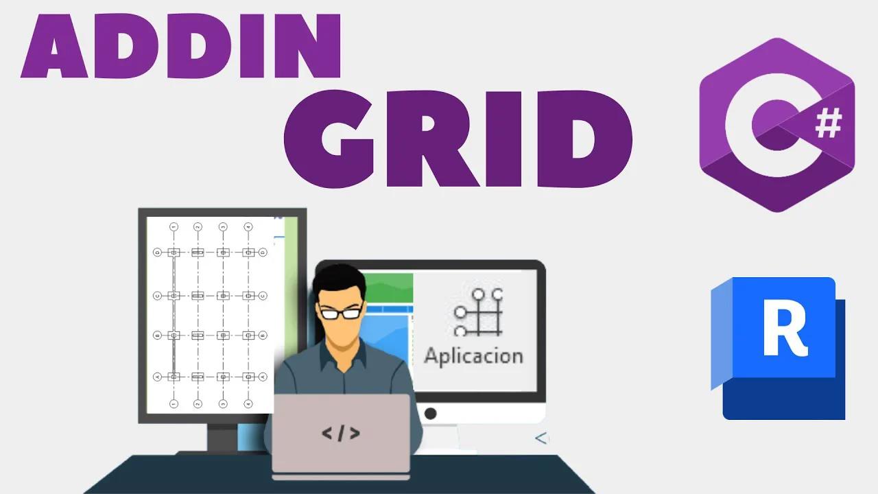 REVIT API C# - ADDIN GRID (EJES CON UN SOLO CLICK) 😲🔥