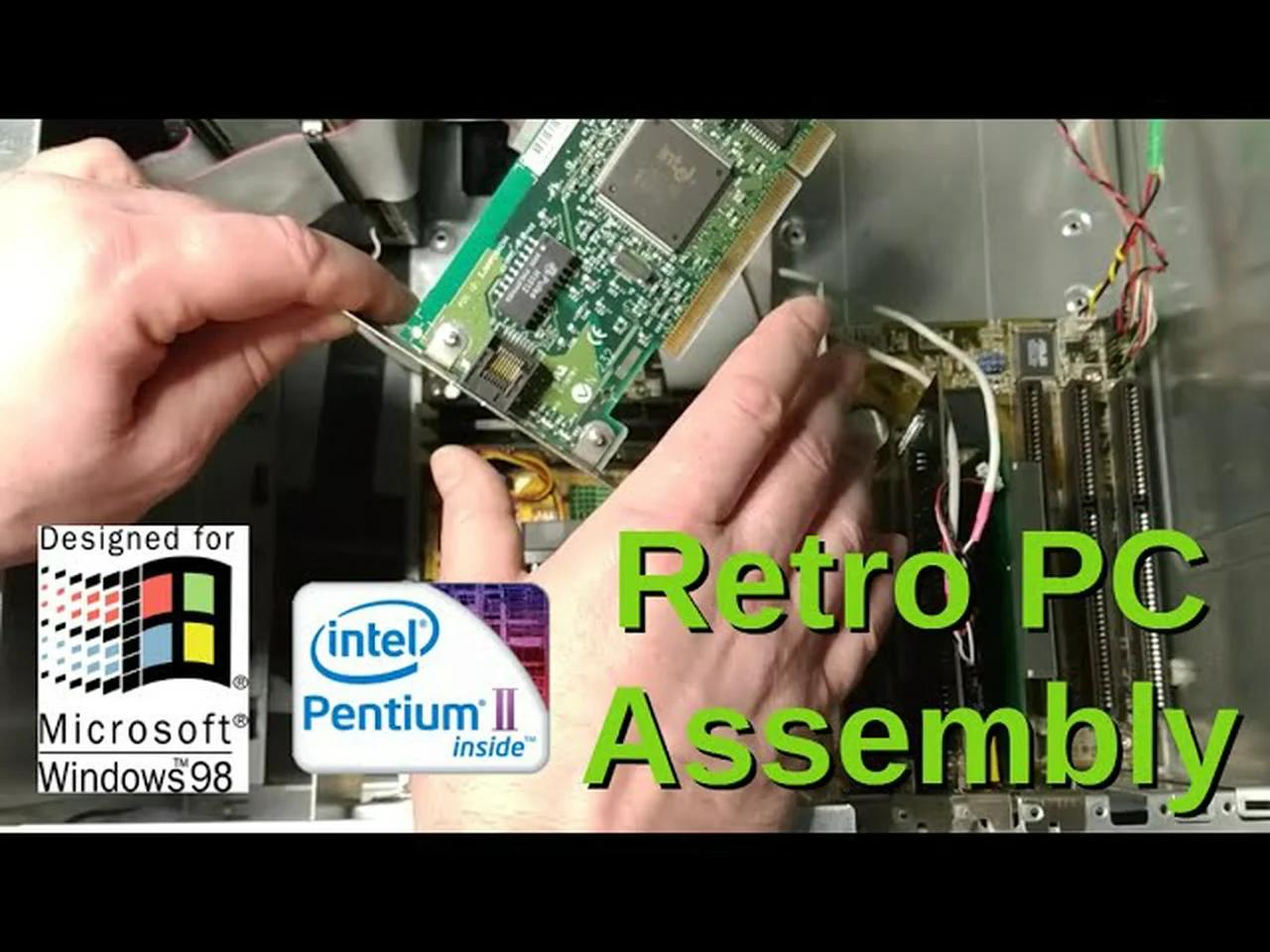 Pentium II Windows 98 PC - Part 2: The Build