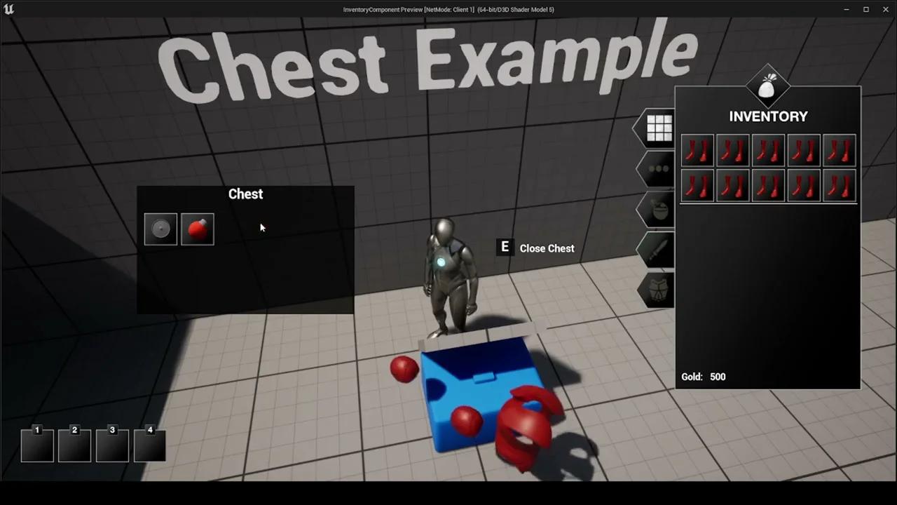 UE5 Multiplayer Inventory Component #79 Max inventory and chest slots