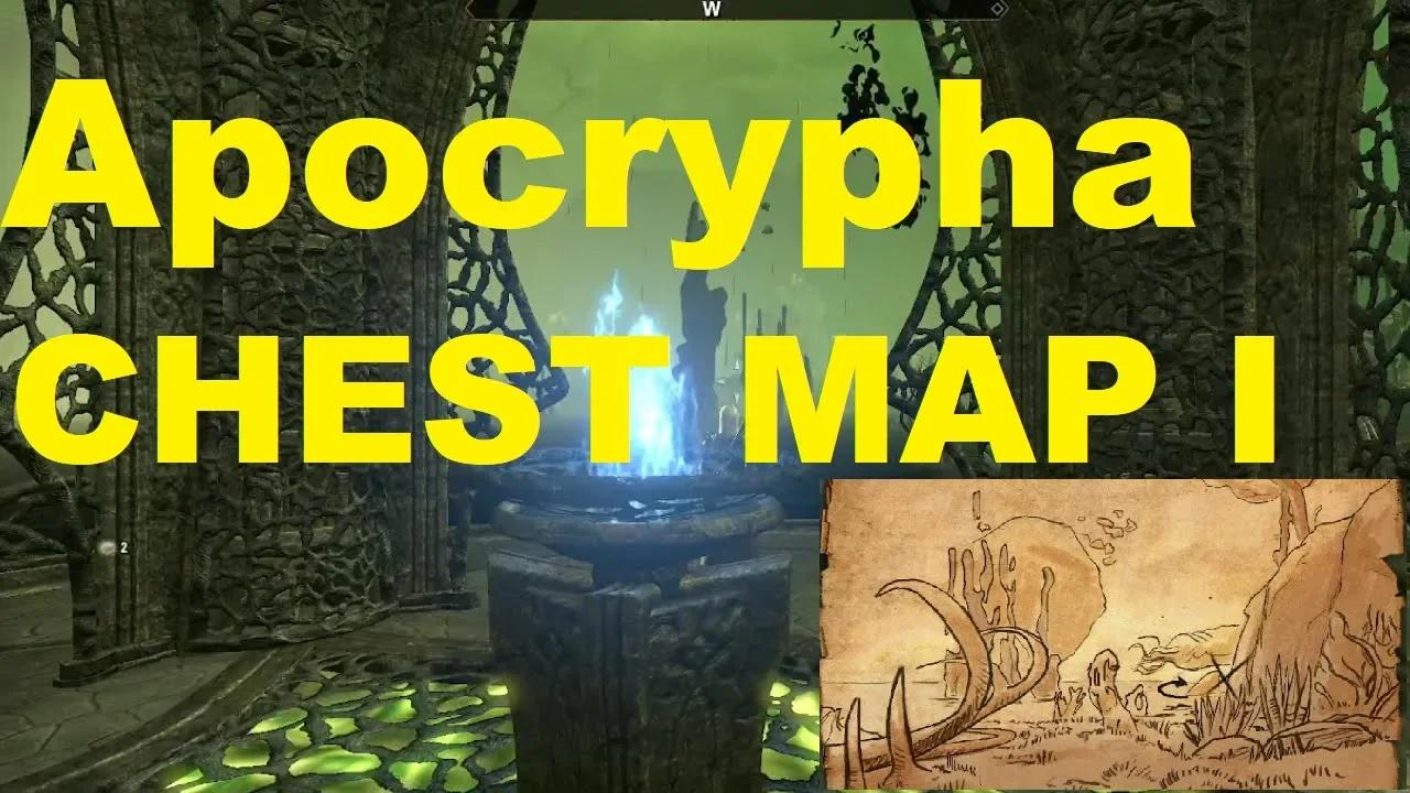 ESO Apocrypha Treasure Map 1 (NECROM) Elder Scrolls Online