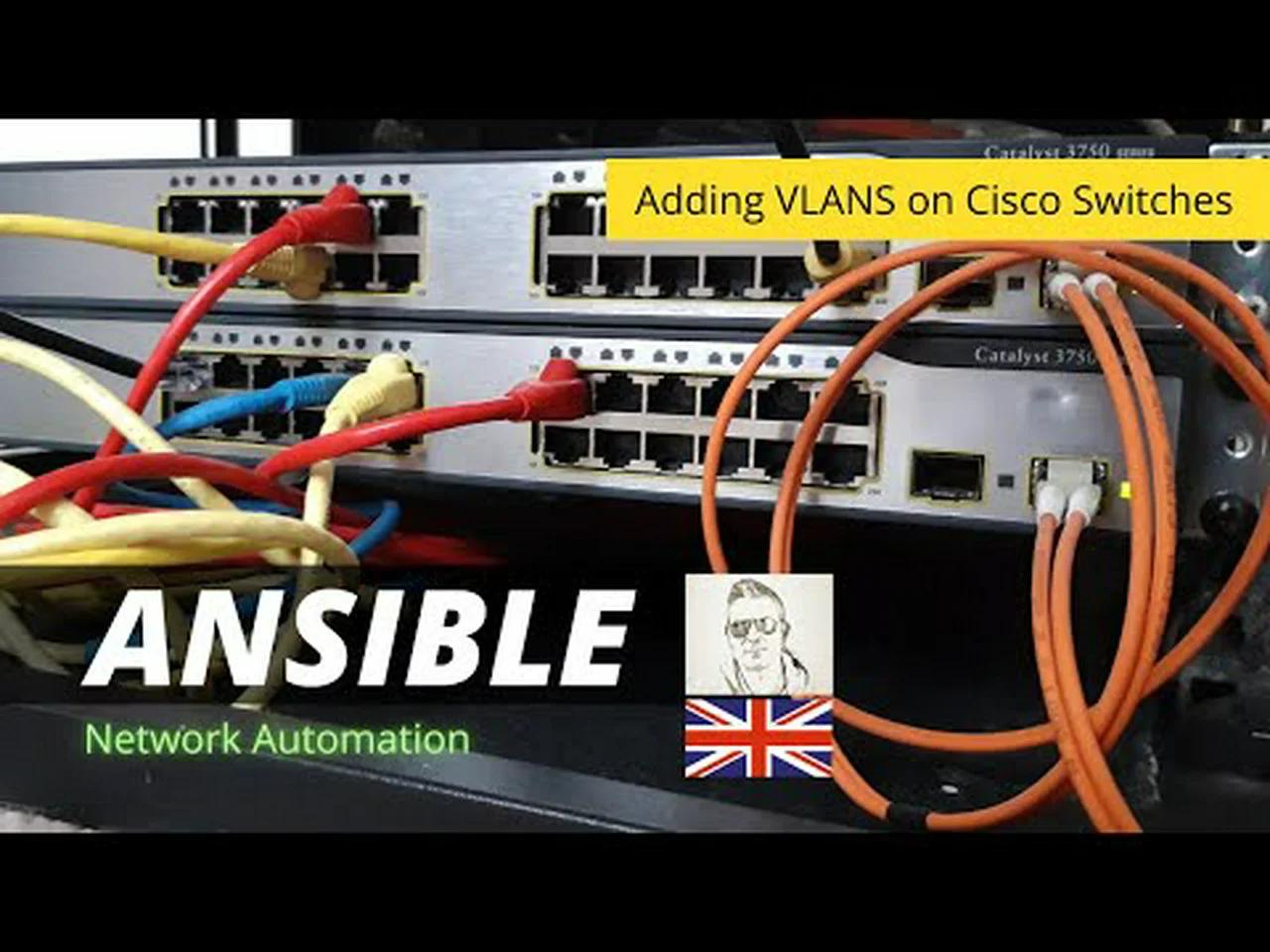 Network Automation | Adding VLANS to real Cisco Switch using Ansible