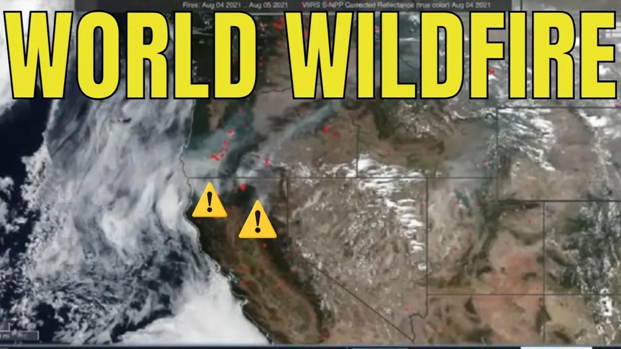 //ALERT\\ INTENSE Northern California Wildfires / BC Fire Update ...