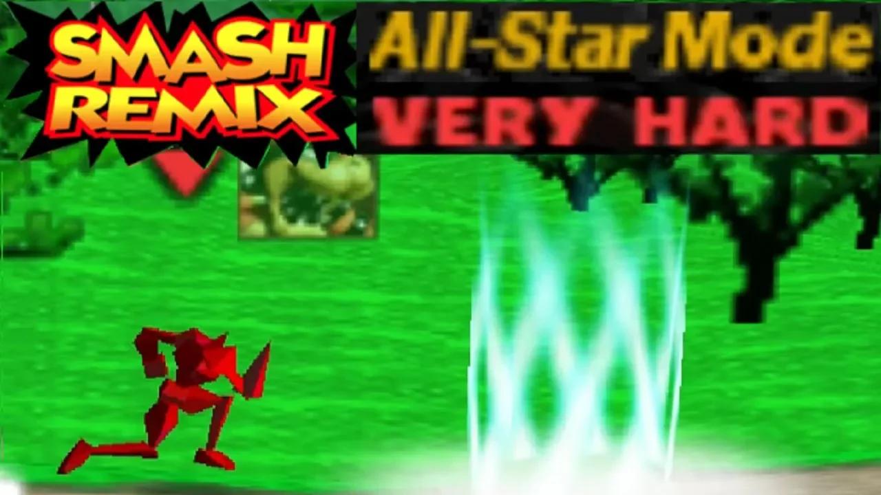 Smash Remix - All-Star Mode Gameplay with Polygon Samus (VERY HARD)