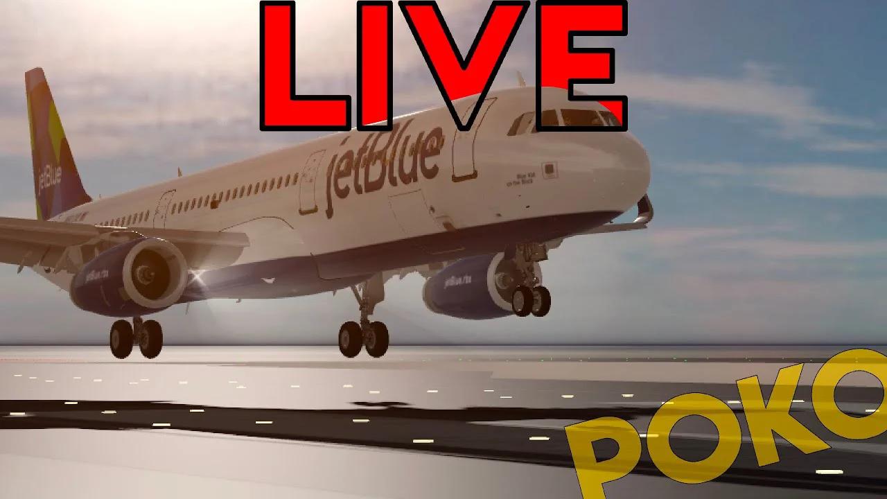 JetBlue Roblox Flight Live - Late Night Flight