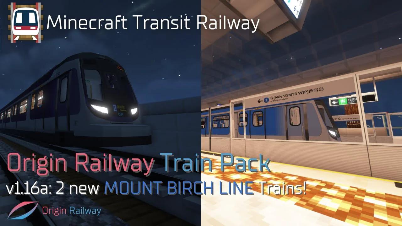 Origin Railway Train Pack - 2 New Trains in v1.16a!