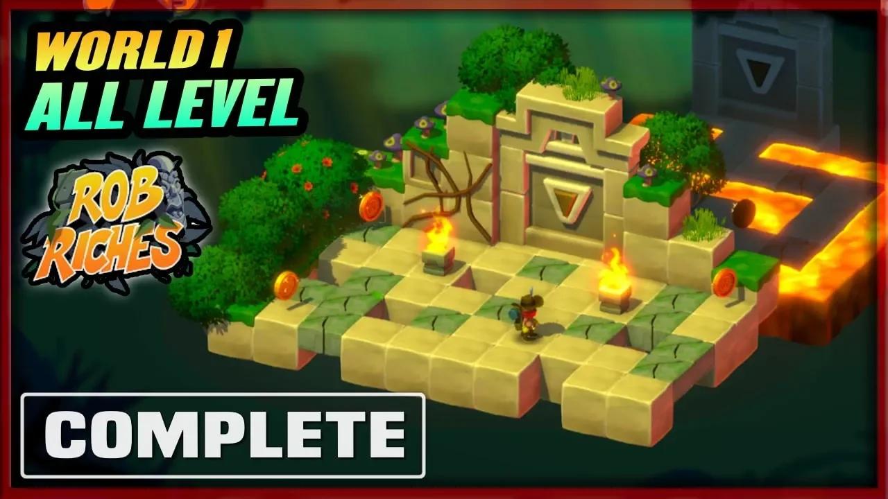 ROB RICHES - World 1 - All Level Complete Gameplay Walkthrough | PC ...
