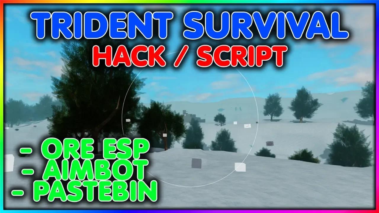 Trident Survival Script / Hack GUI | AIMBOT, ORE ESP + MORE | (*PASTEBIN 2023*)