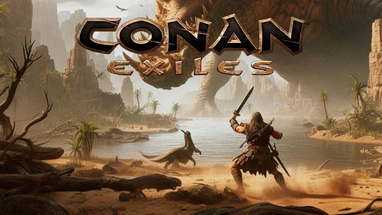 Conan Exiles: ¡Batalla Épica contra Cocodrilos Gigantes! 🐊 | Gameplay y ...